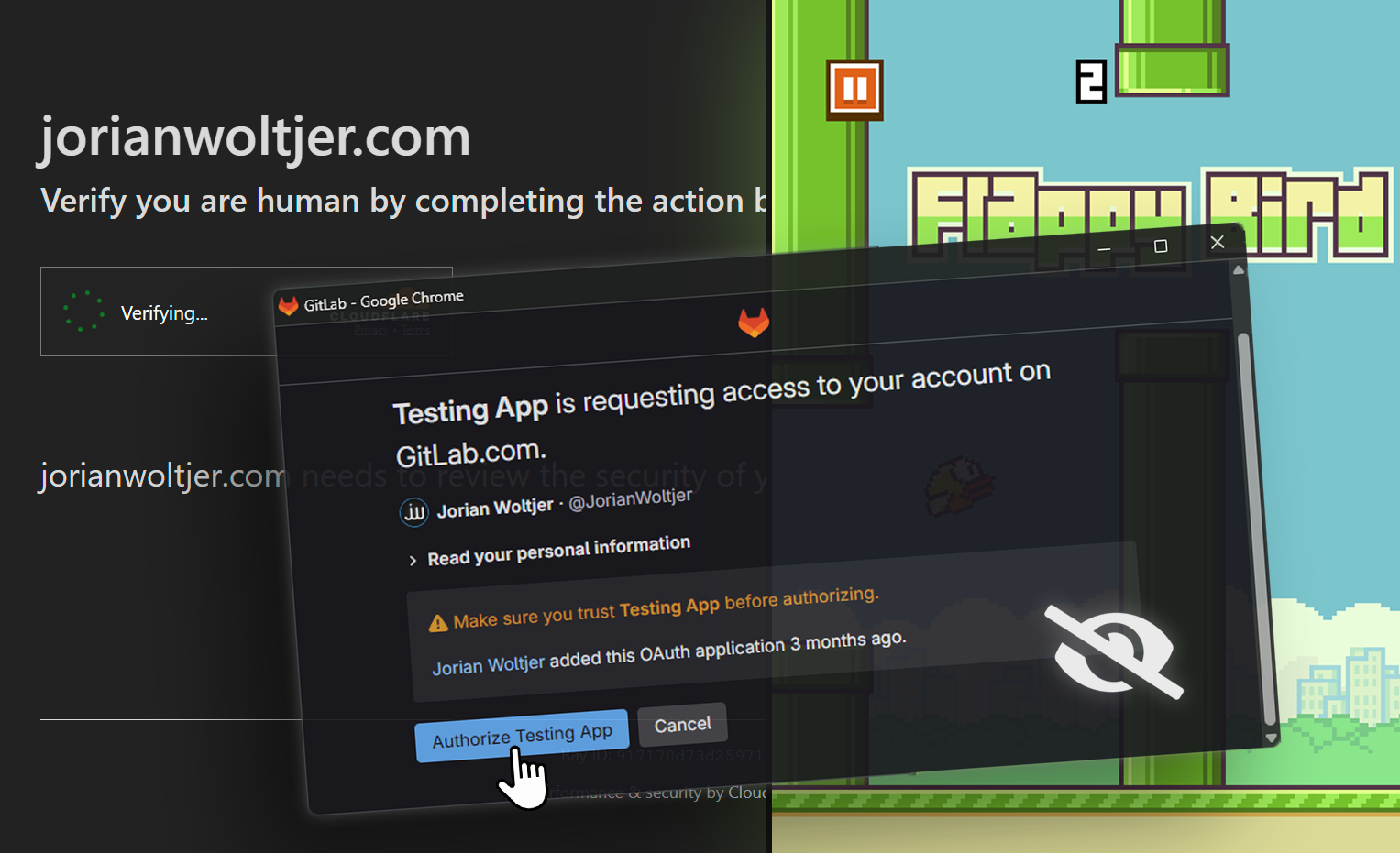 The Ultimate Double-Clickjacking PoC | Jorian Woltjer